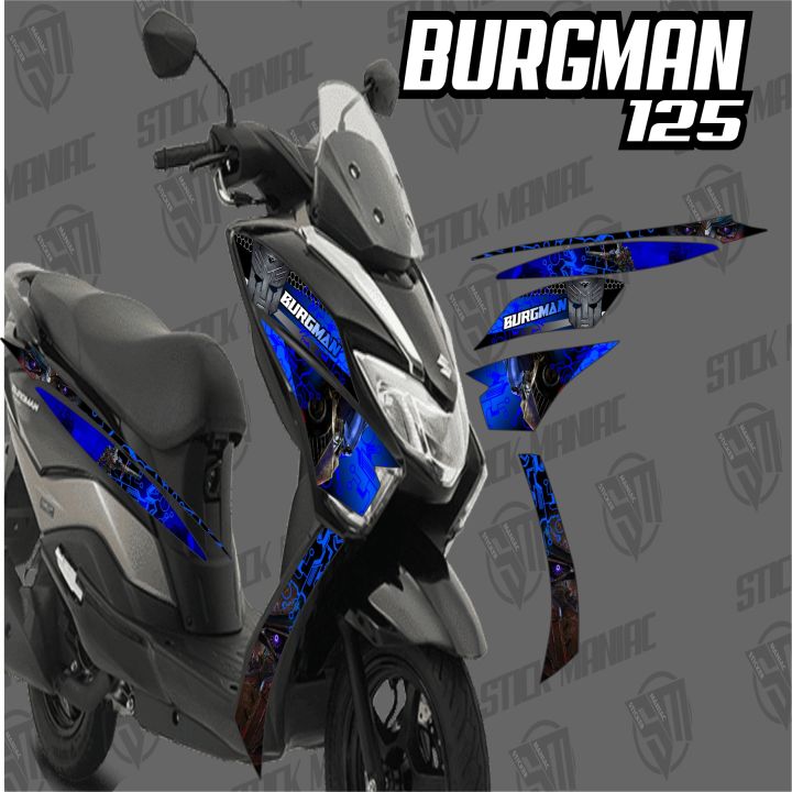 Suzuki Burgman 125 decals sticker laminated | Lazada PH