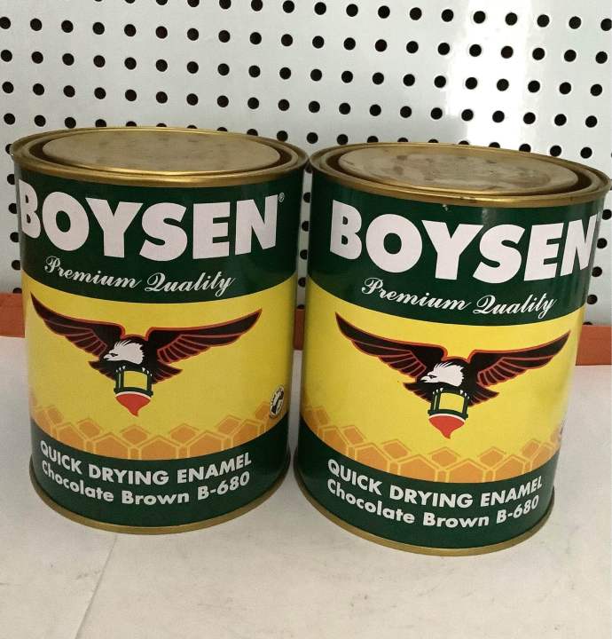 BOYSEN BS 680 chocolate brown 1liter | Lazada PH