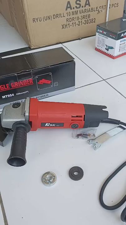 Mesin Gerinda listrik 650 Watt RSK Angle Grinder Original / Mesin ...