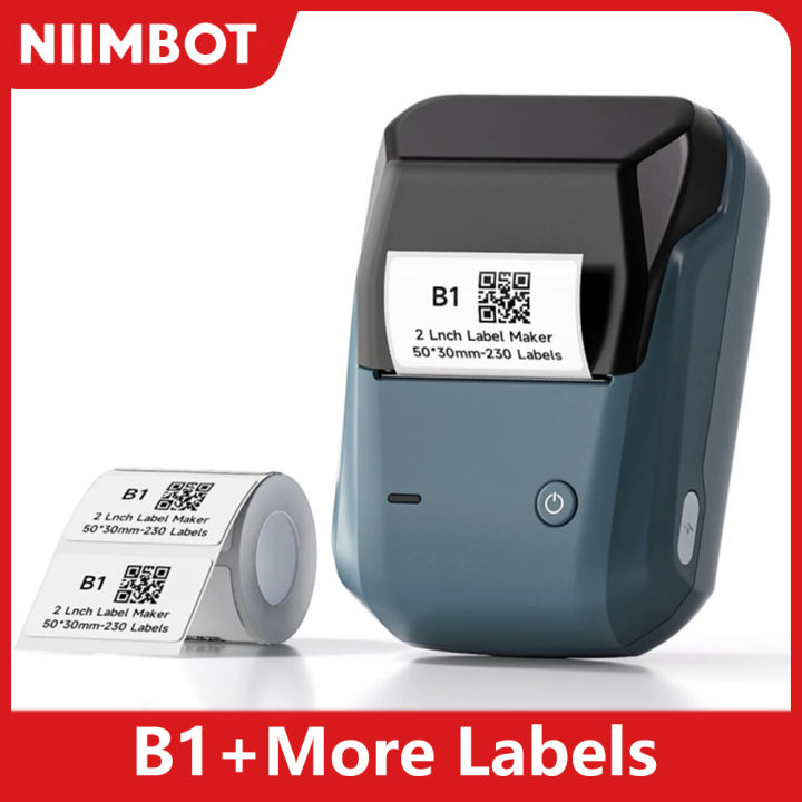Niimbot B1 Mini Portable Thermal Printer Self-Adhesive Sticker Label Maker Pocket Printer ...