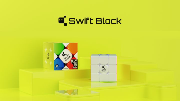 【GAN Official Store】GAN x Swift Block 355S Magnetic 3x3 Speed Cube Educational Cube Puzzle Toys ...