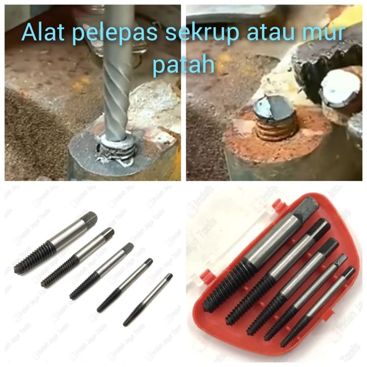 alat pelepas sekrup atau mur patah alat pembuka mur patah | Lazada ...