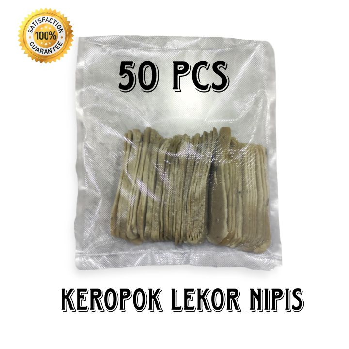 keropok Lekor Nipis Terengganu, 50 PC Fresh Dari Kilang Vacum seal | Lazada