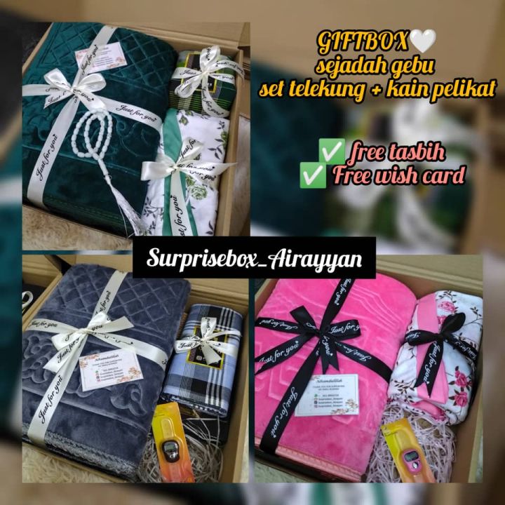 SURPRISE GIFT BOX SEJADAH GEBU | ANNIVERSARY/WEDDING | Lazada