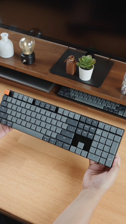 Keychron K5X low profile mechanical keyboard 100% + numpad คีย์ครอน ...