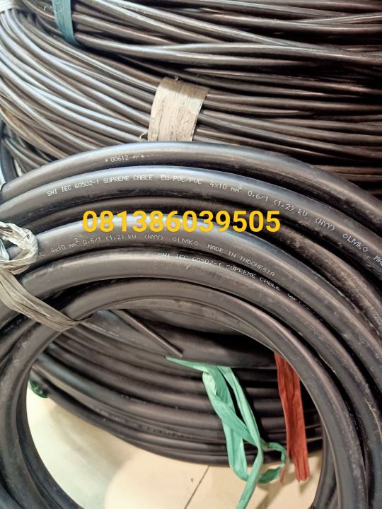 kabel NYY 4x10 supreme kabel listrik kabel tufur per meter | Lazada Indonesia