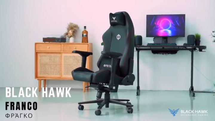 🦅(͢I͢N͢ ͢S͢T͢O͢C͢K͢S͢)͢ Black Hawk Franco Gaming Chair / Gaming Chair ...