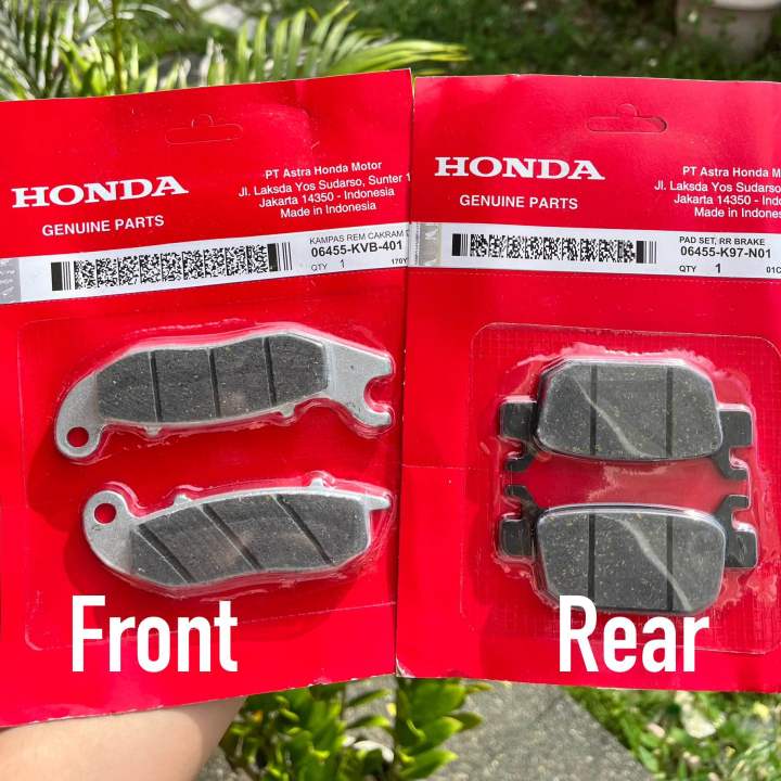 HONDA ADV 150 / 160 ABS Brake Pads (Front & Rear) | Lazada PH