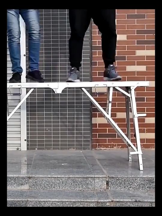 Folding Horse Stool Platform Telescopic Lifting Foldable Folding ...