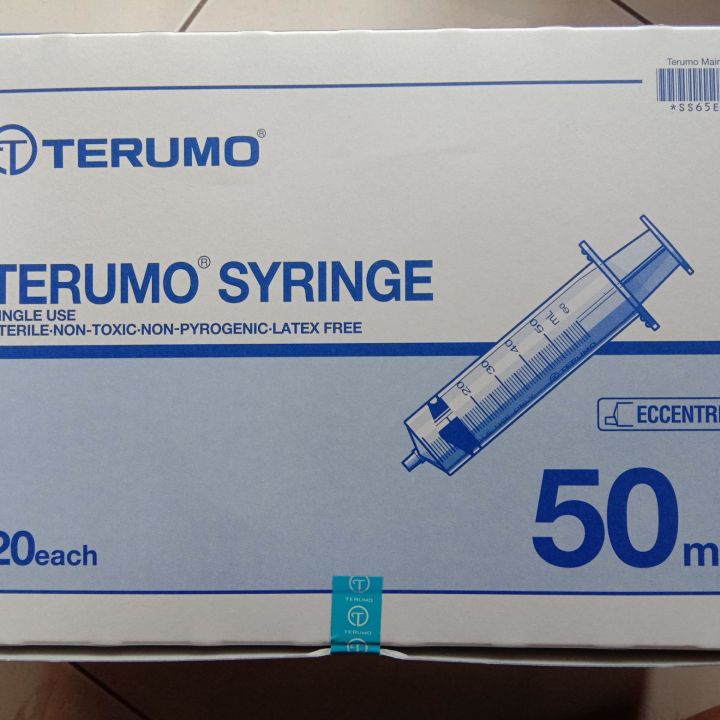 Terumo syringe 50cc / spuit 50 cc merk terumo lubang pinggir | Lazada ...