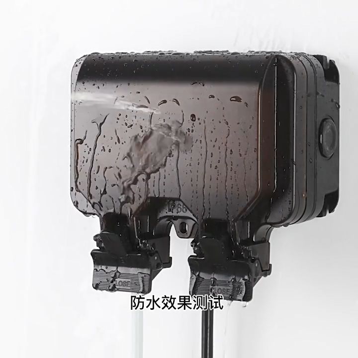 High-quality IP66 grade outdoor waterproof socket rain drain plug box 13A current high sealing ...