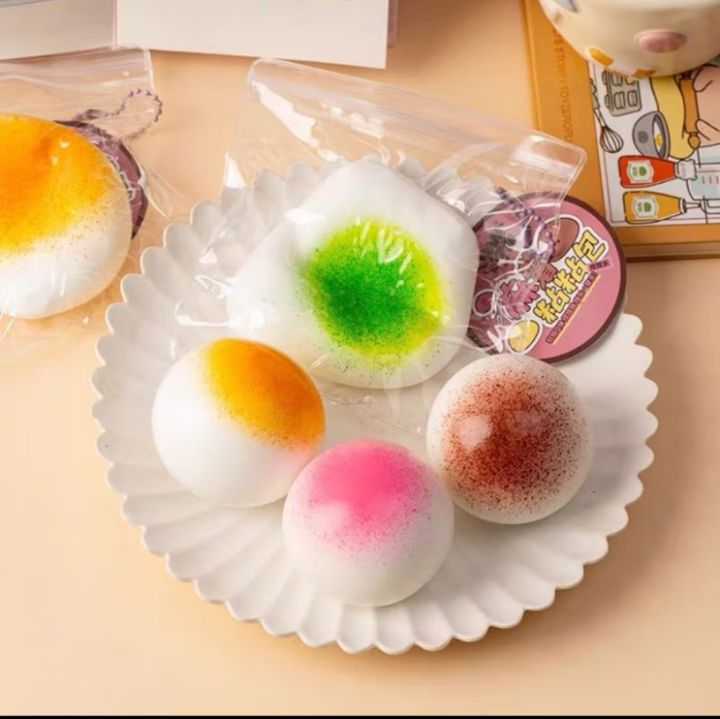 Squishy Mochi Squishy Taba Bun Bentuk Mochi Squishy Mainan Anak Anti ...