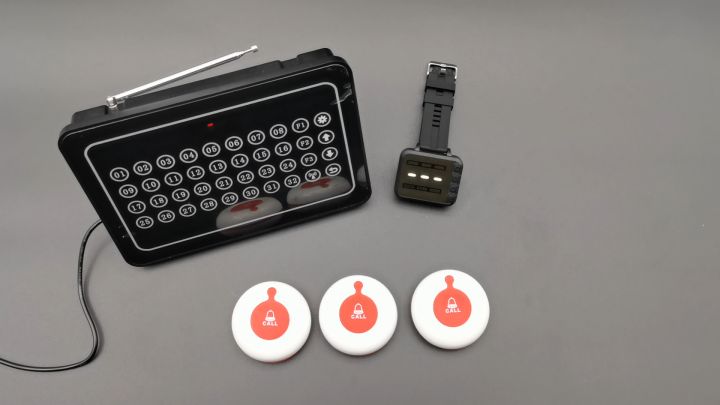 Wireless Waiter Calling System Restaurant Service Call Bell Button ...