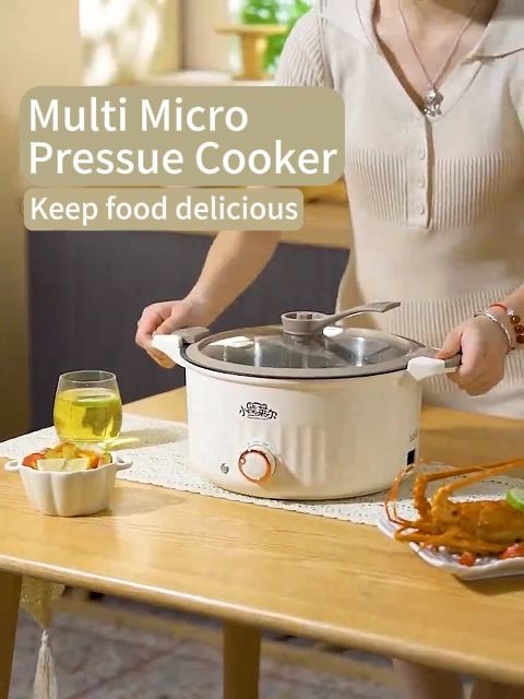 [Ready Stock] Electric Micro Pressure Cooker 3L/4L Non Stick Cooker ...
