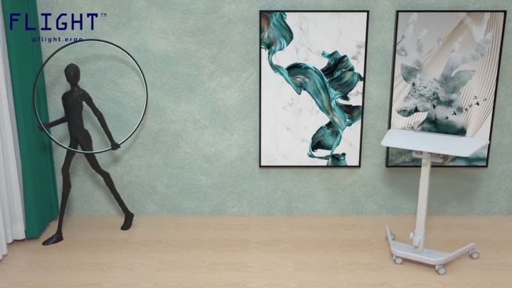 Flight™ Mobile Laptop Height Adjustable Desk Mobile Height Adjustable ...