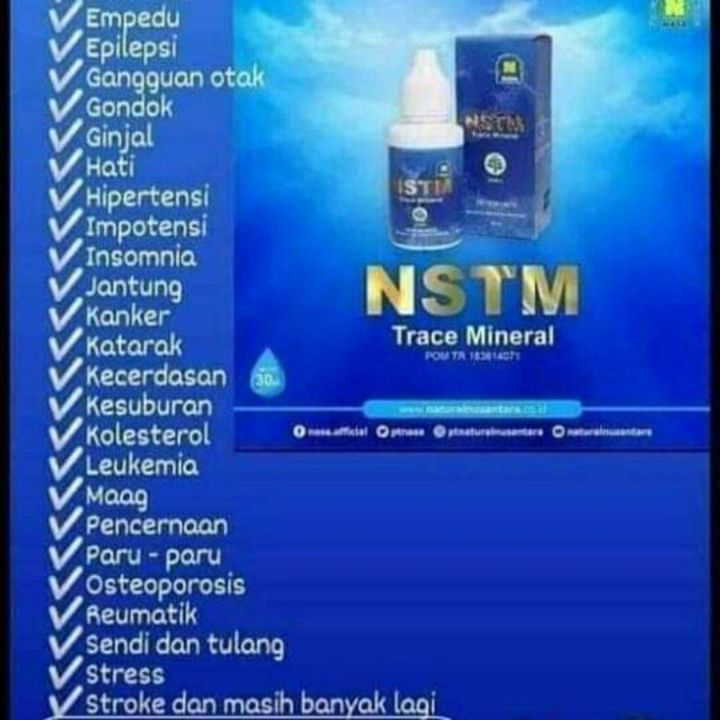 NSTM Nasa OBAT BERBAGAI MACAM PENYAKIT AMAN HALAL BPOM // PRODUK ...