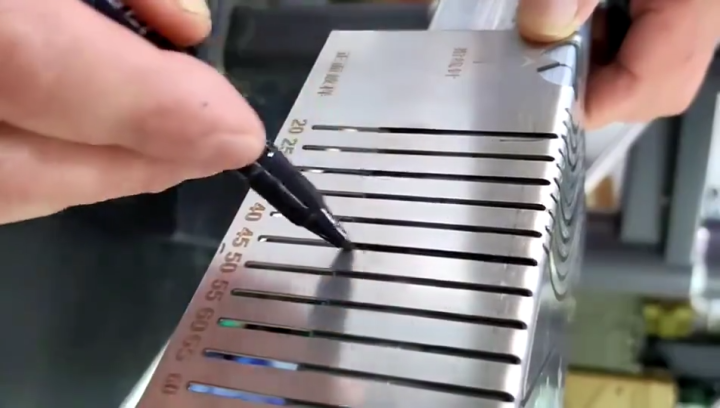 Multifunctional Metal Ruler Rounded Corner Drawing Ruler for Accurate ...