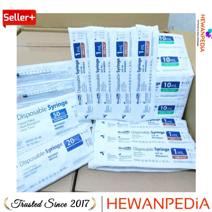 ONEMED SPUIT SYRINGE SUNTIKAN 50 CC ML SATUAN - One Med Khusus Tenaga ...