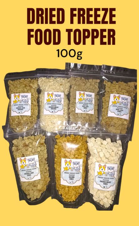 DRIED FREEZE FOOD TOPPER / TREATS for Pets 100g. | Lazada PH