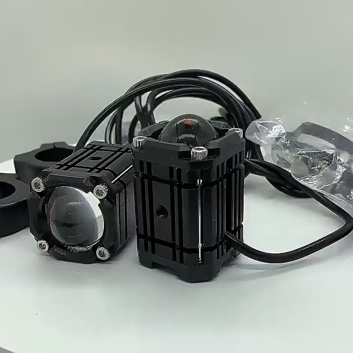 A pair Motorcycle Led Light Mini Driving light with Led Chip light ...