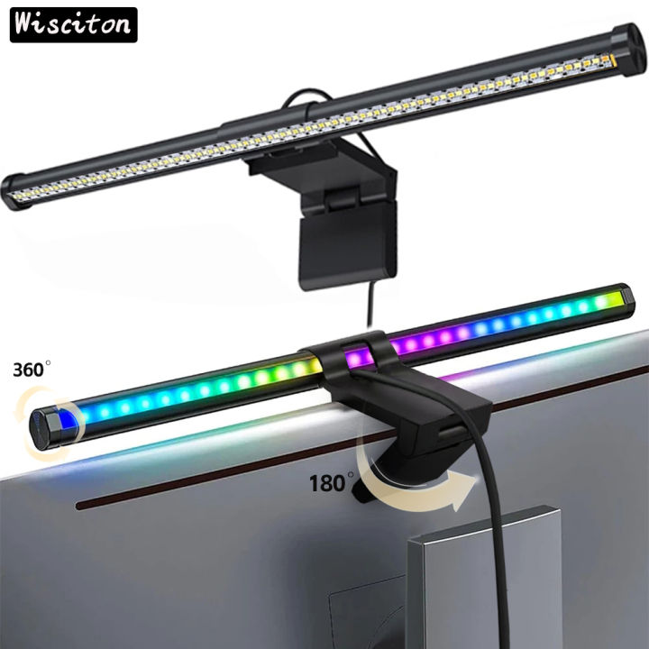 LED Monitor Light Bar Computer Screen Hanging Lights RGB Atmosphere ...