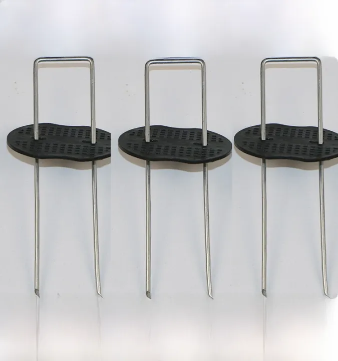 U-Shaped Ground Anchors for Artificial Grass Windproof Lawn Ground Film ...