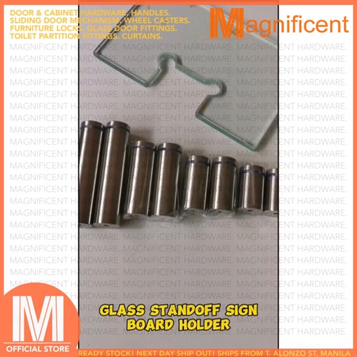 Stainless Steel 19mm Glass Standoff Screw Mounting Advertising Bolt ...