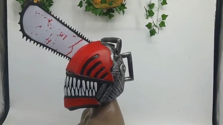 Chainsaw Man Mask For Kids Denji Cosplay Anime topeng Chain saw Man ...
