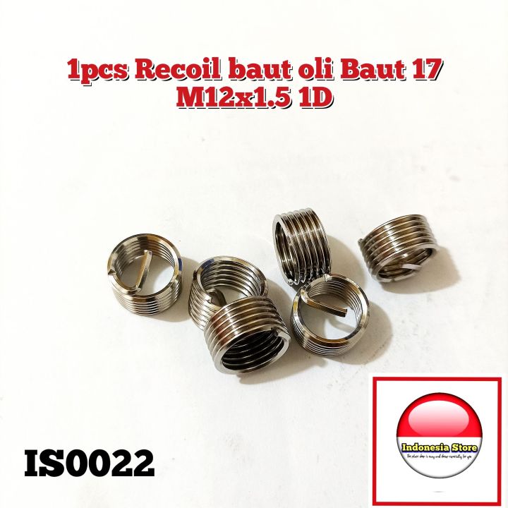 1pcs recoil baut oli m12x1.5 1D recoil baut oli baut 17 std | Lazada ...