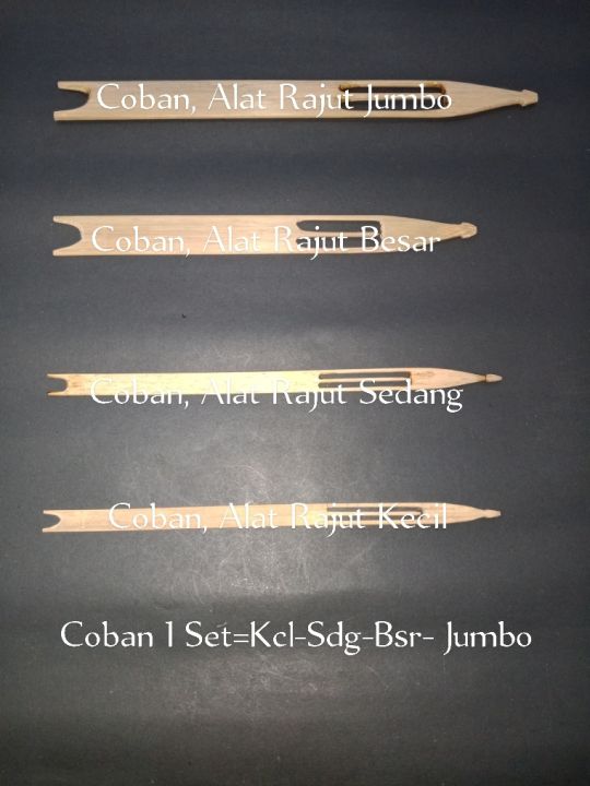 Coban atau Alat perajut Jala, Paket isi 4 Ukuran | Lazada Indonesia