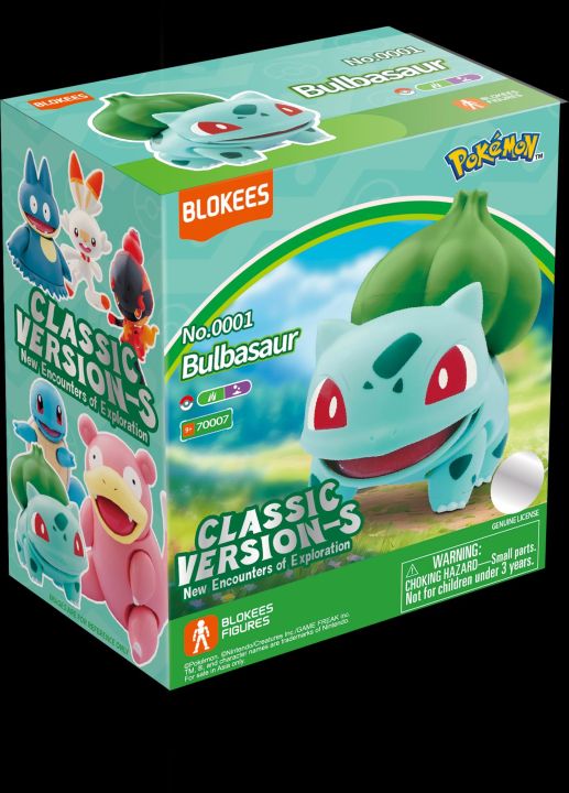 Blokees Pokemon Bulbasaur Classic Version-S New Encounters of ...