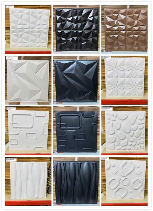 3D Wall PVC Panel Modern Interior Design 50cmx50cm | Lazada PH