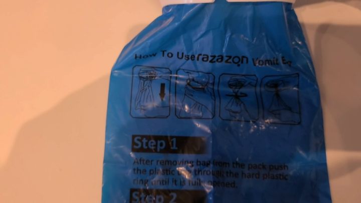 Disposable 30pcs Vomit Bags Travel Car Airplane Motion Sickness Nausea ...