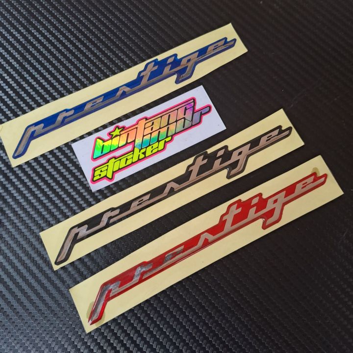 STICKER PRESTIGE TIMBUL 3D | Lazada Indonesia