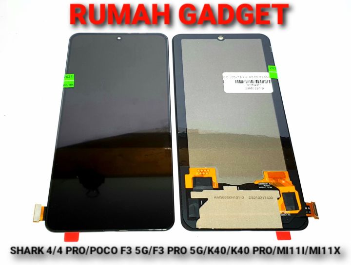 LCD FULLSET TOUCHSCREEN XIAOMI BLACK SHARK 4/4 PRO/POCO F3 5G/F3 PRO 5G/K40/K40 PRO/MI11I/MI11X ...
