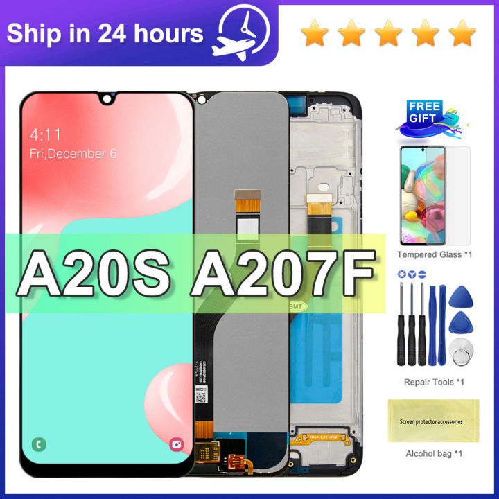 6.5" For Samsung A20S LCD Display SM-A207F/D SM-A207M/DS Display Touch ...
