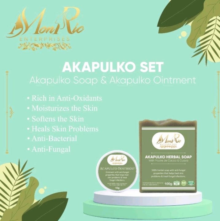 Organic Akapulko Soap100g & Ointment 10g | Lazada PH