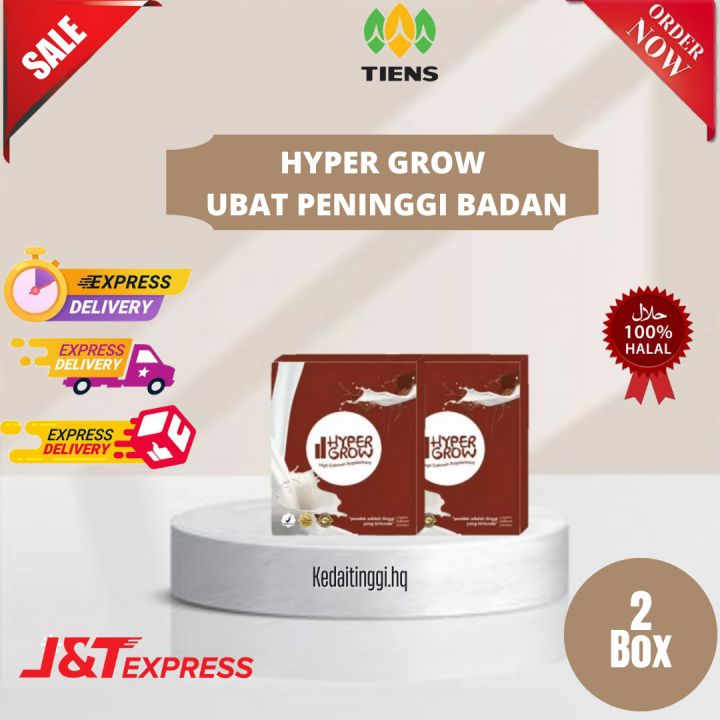 UBAT TINGGI 2BOX HYPER GROW PENAMBAH TINGGI BADAN ORIGINAL | Lazada