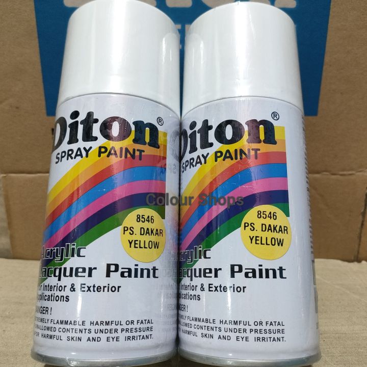 Pilok Pilox Cat Diton PS Dakar Yellow 8546 Kuning Muda Glossy 300cc Cat ...