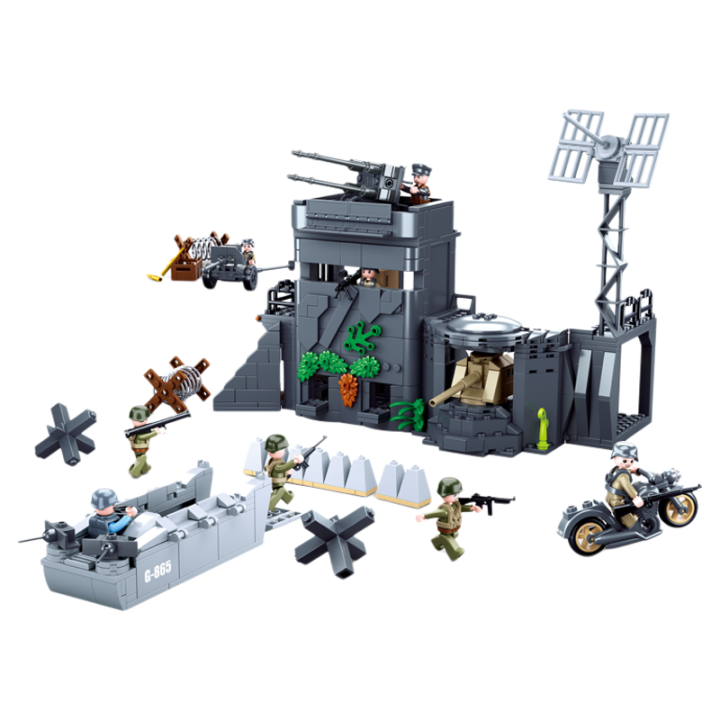 Sluban | Military Model Building Blocks Tank Panther G Pershing 88mm ...