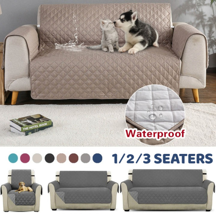 1/2/3 Seater Sofa Cover Anti-slip Water-Resistant Reversible Sofa ...