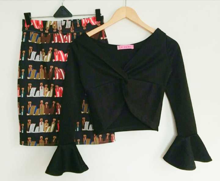 Setelan Rok Midi Bodycon Sexy Import Wanita Lengan Panjang Terbaru ...