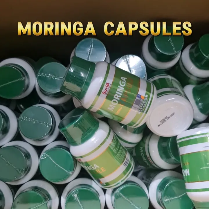 Moringa Kapsul Moringa / Moringa Oleifera | Daun Kelor /Berry Lulus KKM ...