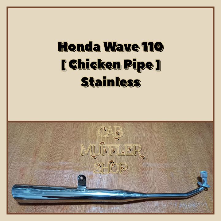 Honda Wave 110 - Chicken Pipe - [ Stainless ] | Lazada PH
