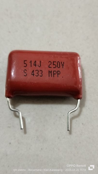 2 PCs kapasitor Milar ukuran 514j 250v | Lazada Indonesia