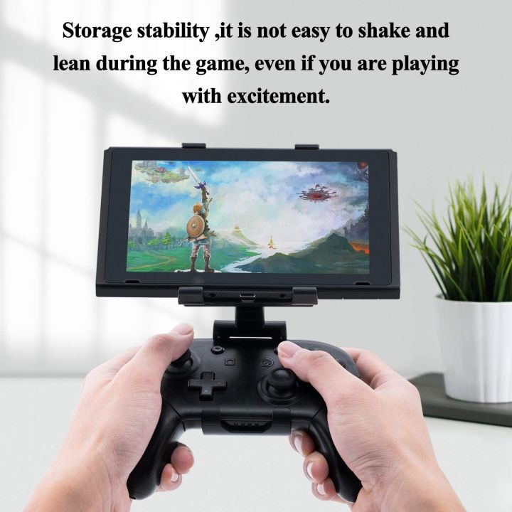 Mounting Clip For N-Switch Pro Controller Clip Clamp Holder Mount Angle Adjustable Gaming Handle ...