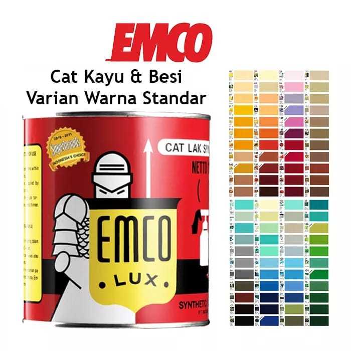 CAT EMCO KAYU DAN BESI 85 MERAH CHERRY (CHERRY RED) 1KG | Lazada Indonesia