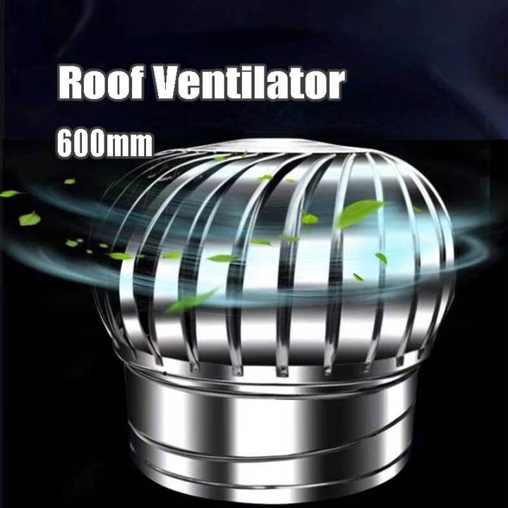 Stainless Steel 304 Roof Ventilator Wind Turbines Air Vent Attic ...