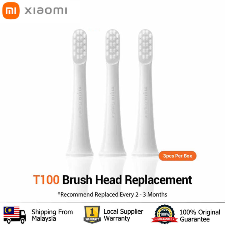 Xiaomi Original Toothbrush Replacement Heads T100 Electric Tooth Brush Heads Mijia Fine Bristles ...