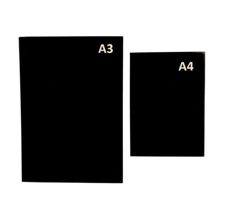 Black mounting board/board hitam/black card/card hitam (A4/A3 SIZE)🔥🔥 ...